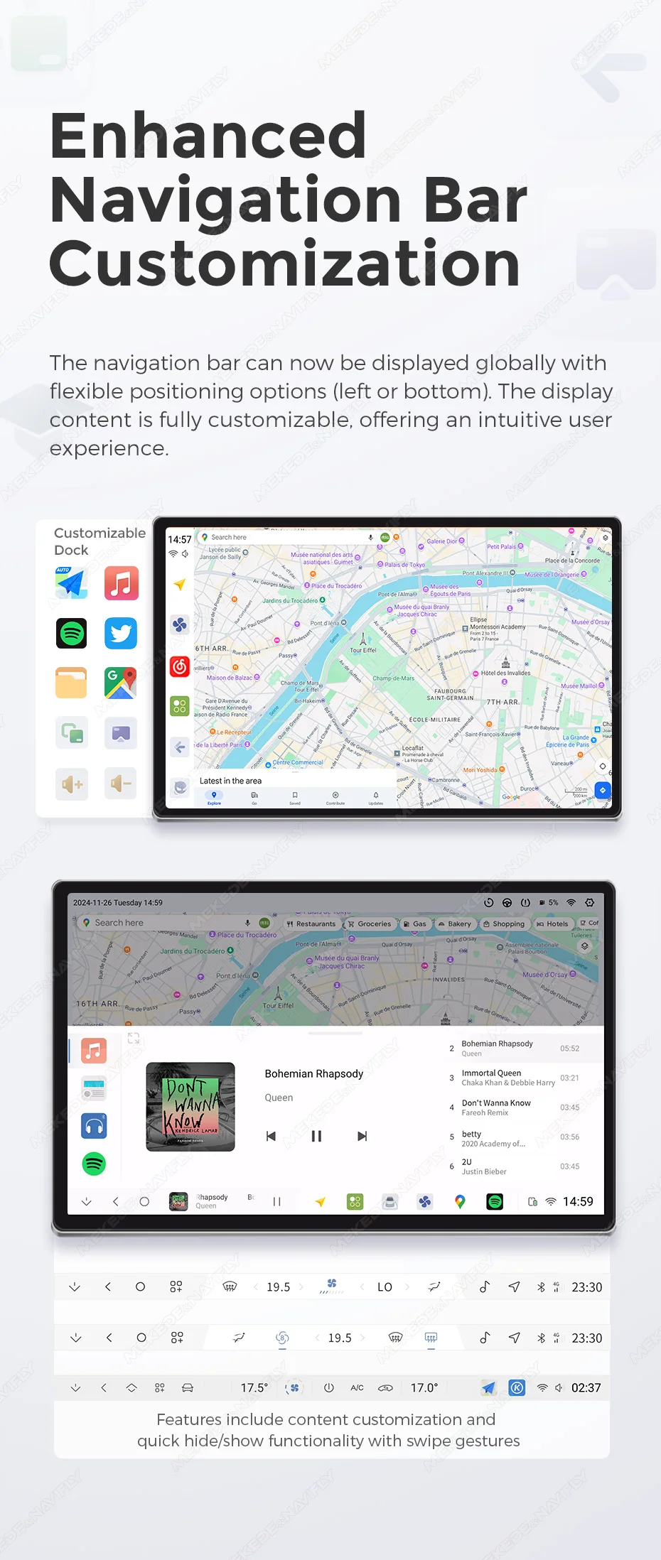 DUDUAUTO YL888 7870 Android 13 Auto Radio Multimedia Navigation GPS for Suzuki Swift 2011-2015 ...