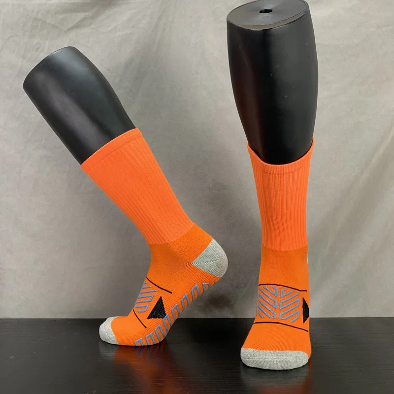 High Quality Custom Anti Slip Athletic Soccer Grip Socks