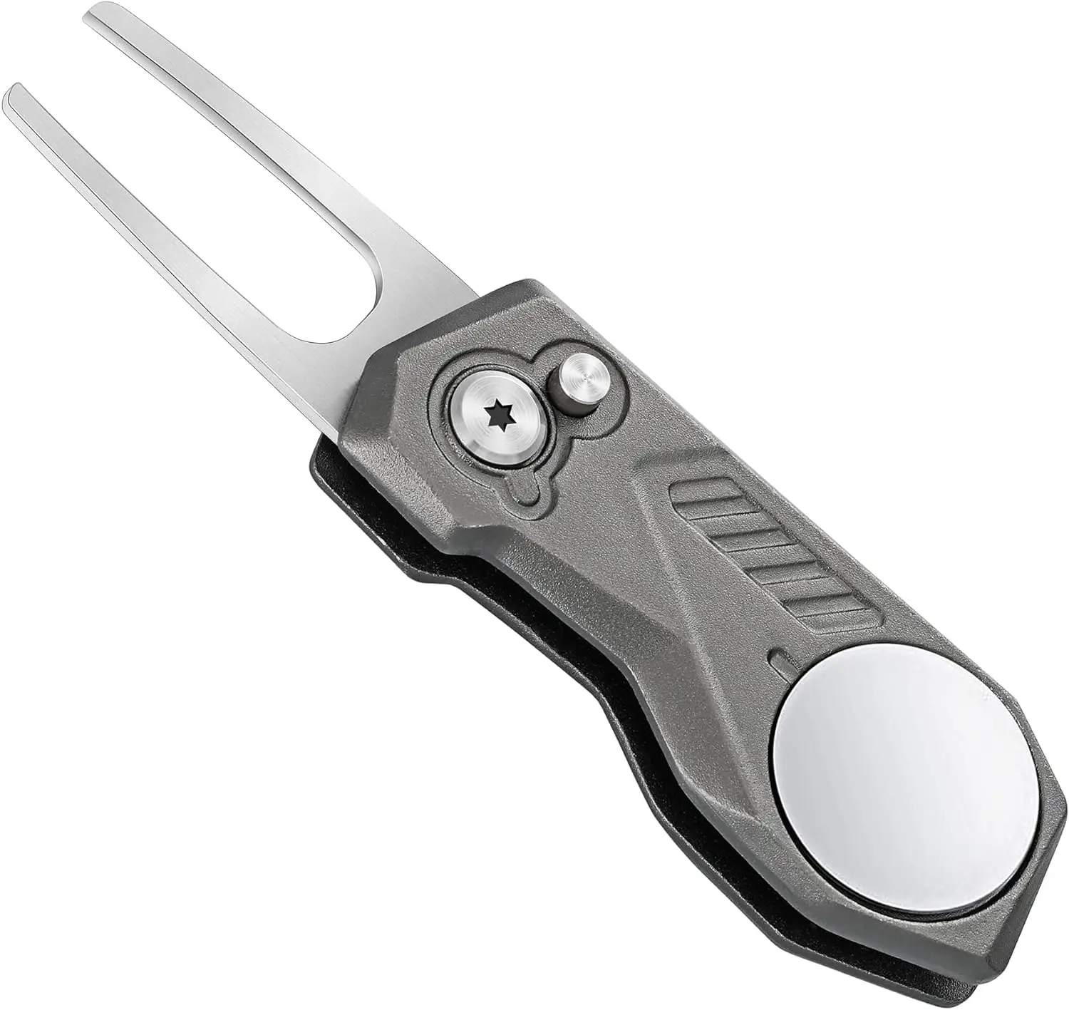 Custom Portable Foldable Golf Repair Stainless Steel Divot Tool Pitch ...