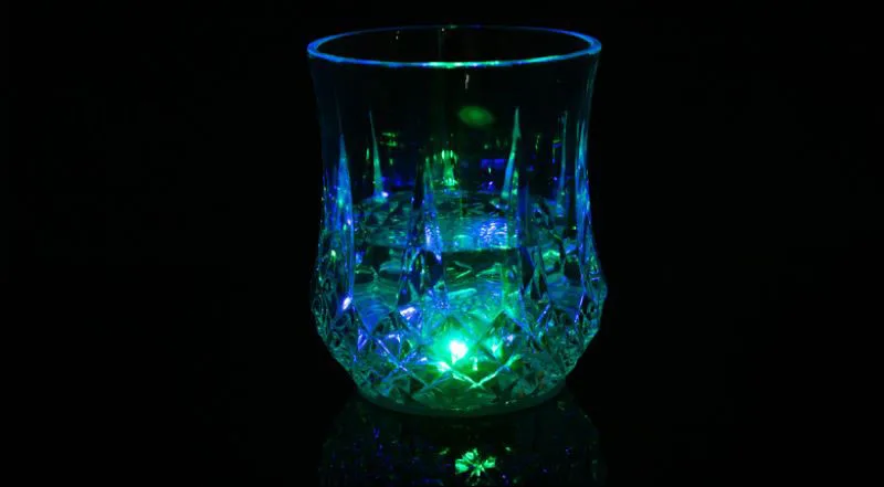 Creative Acrylic Color Change Modern Liquid Sensor Led Cup Led Shot Fun ...