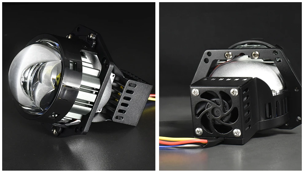 Dual Laser 180W Auto 3 Inch Bi LED Projector Lens for Car Lights