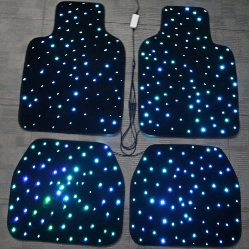 Fiber Optic Led Ambient Light Car Floor Mats for a Modern and Stylish ...