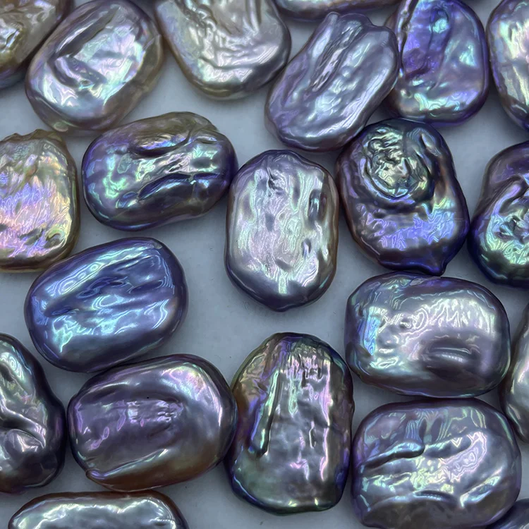 23*28mm Oblong Rectangle Baroque Style Freshwater Loose Pearl - Buy 23 ...