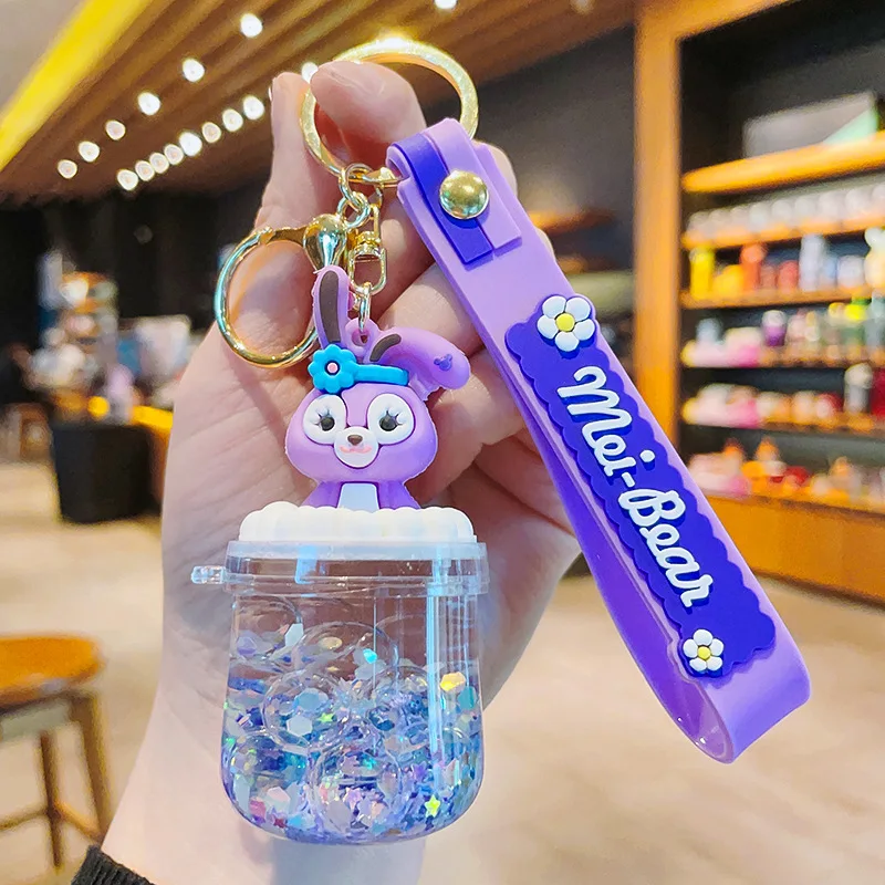 Cute Crystal Glitter Silicon Doll Insert Oil Water Filled 3d Floater ...