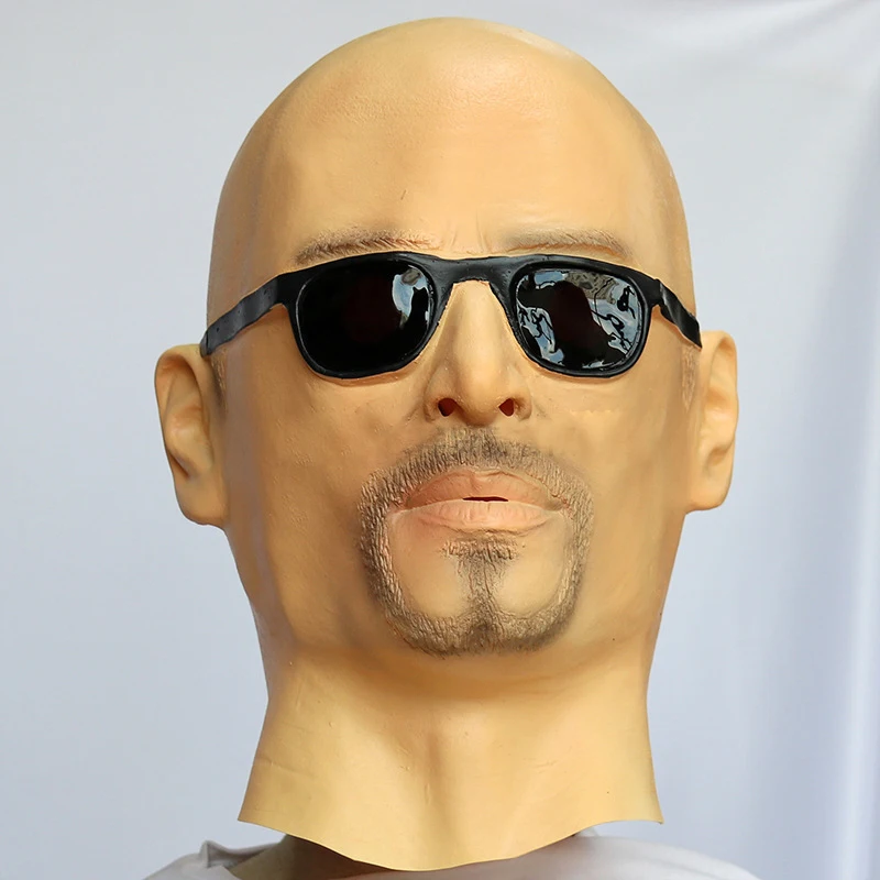 Realistic Bald Man Mask - Perfect for Halloween Parties