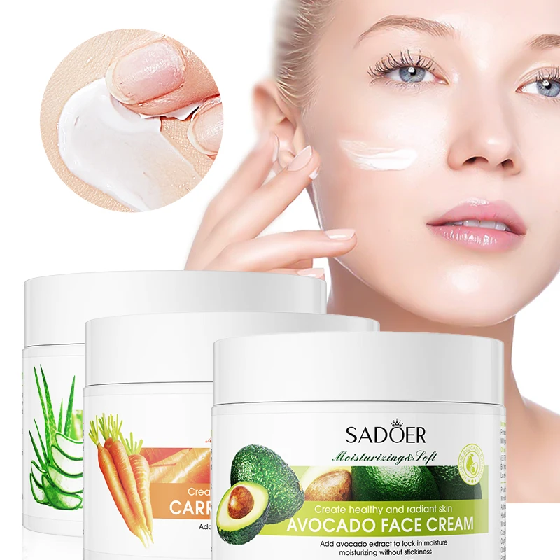 Oem Sadoer Private Label Aloe Carrot Avocado Organc Skin Care Whitening ...
