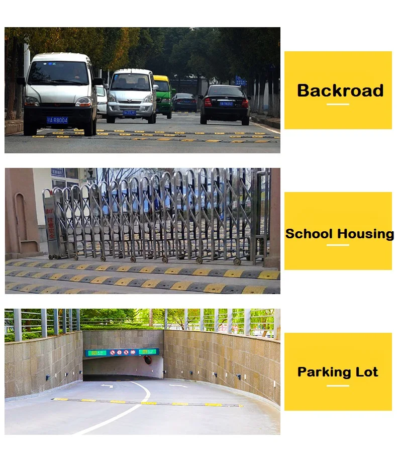 Rubber Speed Bumps Road Speed Retarder Parking Speed Retarder - Buy ...