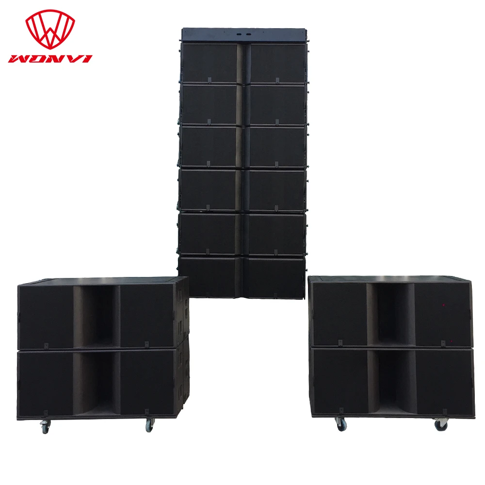 K215 Dual 15 Inch Passive Neodymium Speakers Stage Professional Line ...