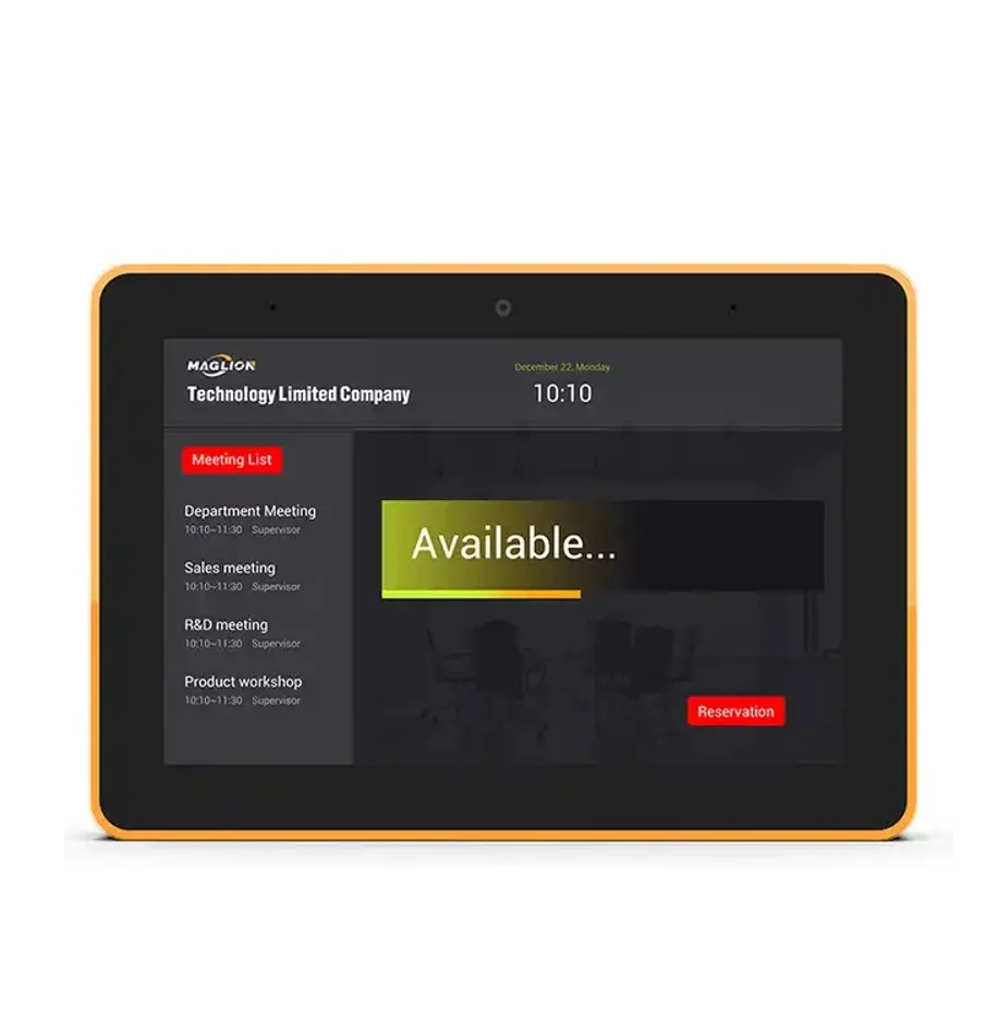 Wall Mounted 8 Inch Rk3568 Android 11 Room Booking Hotel Home Meeting ...