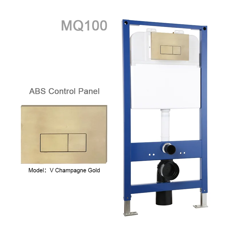 Hidden Water Tank Push Button SS 304 Panel Wall Hung Cistern Stainless ...