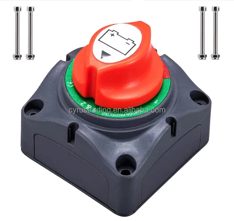 Heavy Duty Battery Disconnect Switch - Waterproof & Reliable