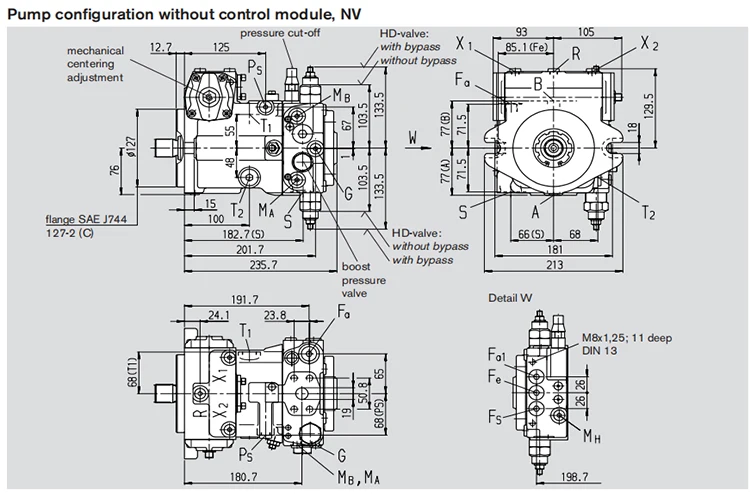Rexroth A4VG Hydraulic Pump - Efficient & Reliable Performance