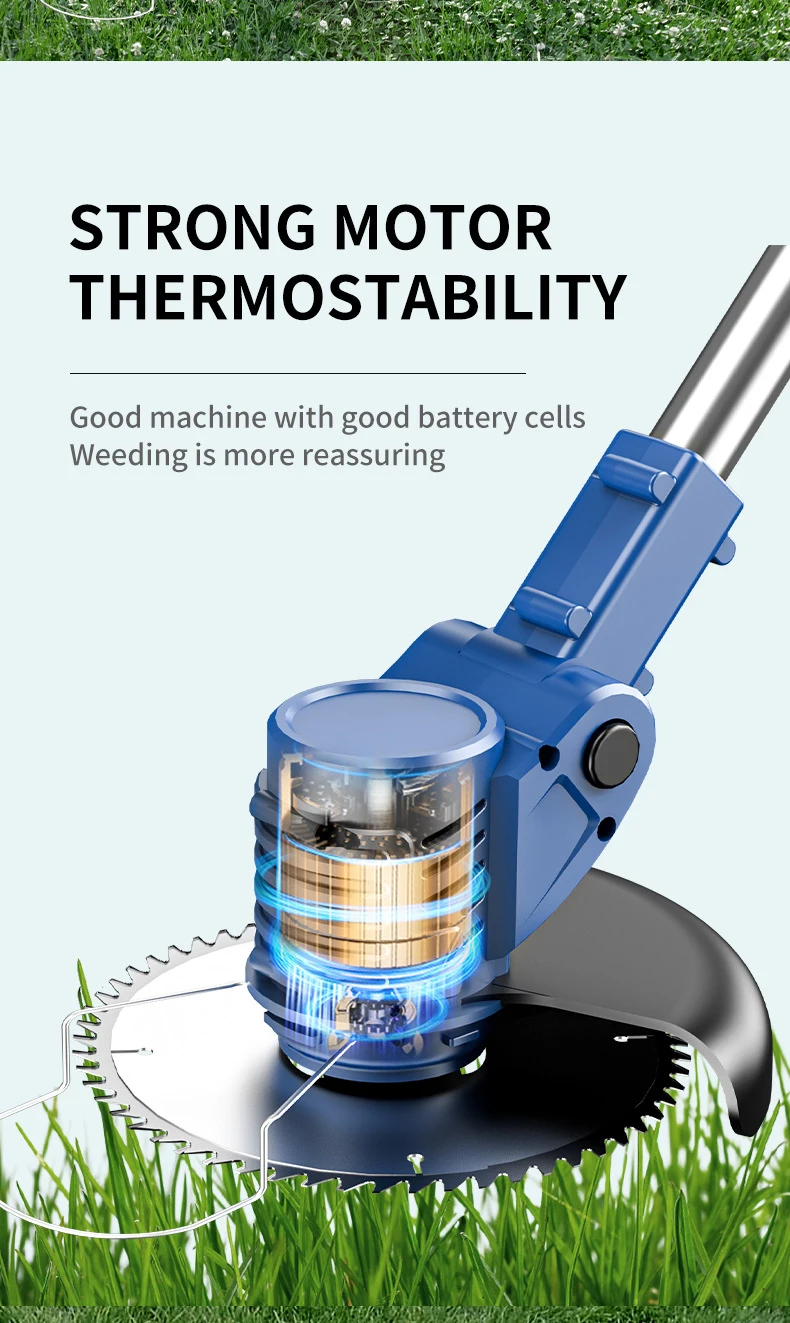 21V Cordless Electric Grass Trimmer & Lawn Mower - ODM | Wholesale