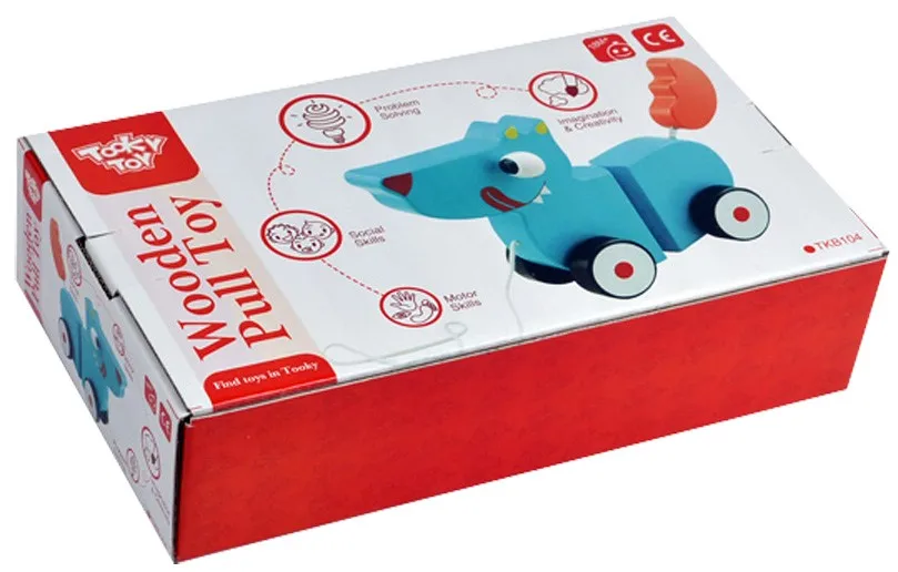 Educational Wooden Dog Push Pull Toy - Buy Wooden Dog Push Pulll Toy ...