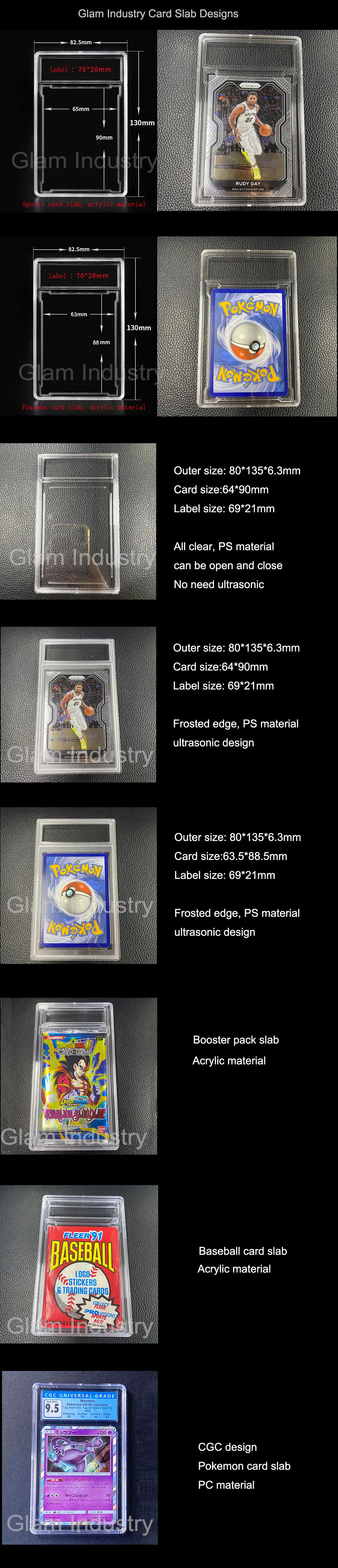 Custom Protector Guard Sgc Pokemon Grading Empty Case Sports Trading ...