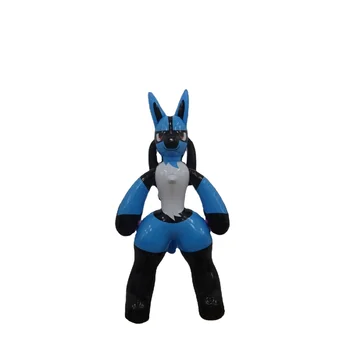 Custom Inflatable Cartoon Mega Lucario Anthro Canine - Buy Inflatable ...