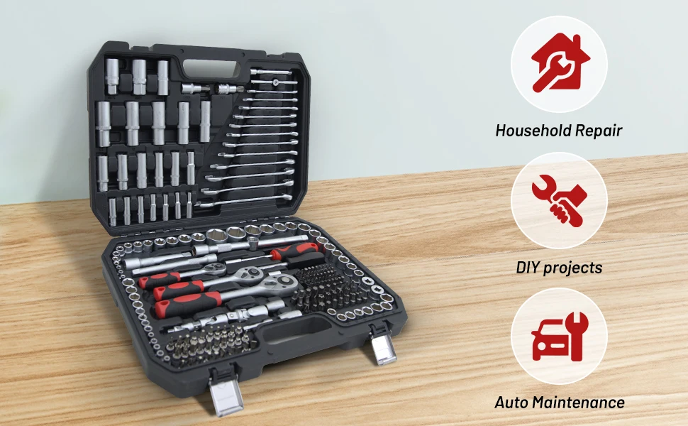 Wholesale 171pcs Socket Set - Durable Tool Kit for Auto Repair