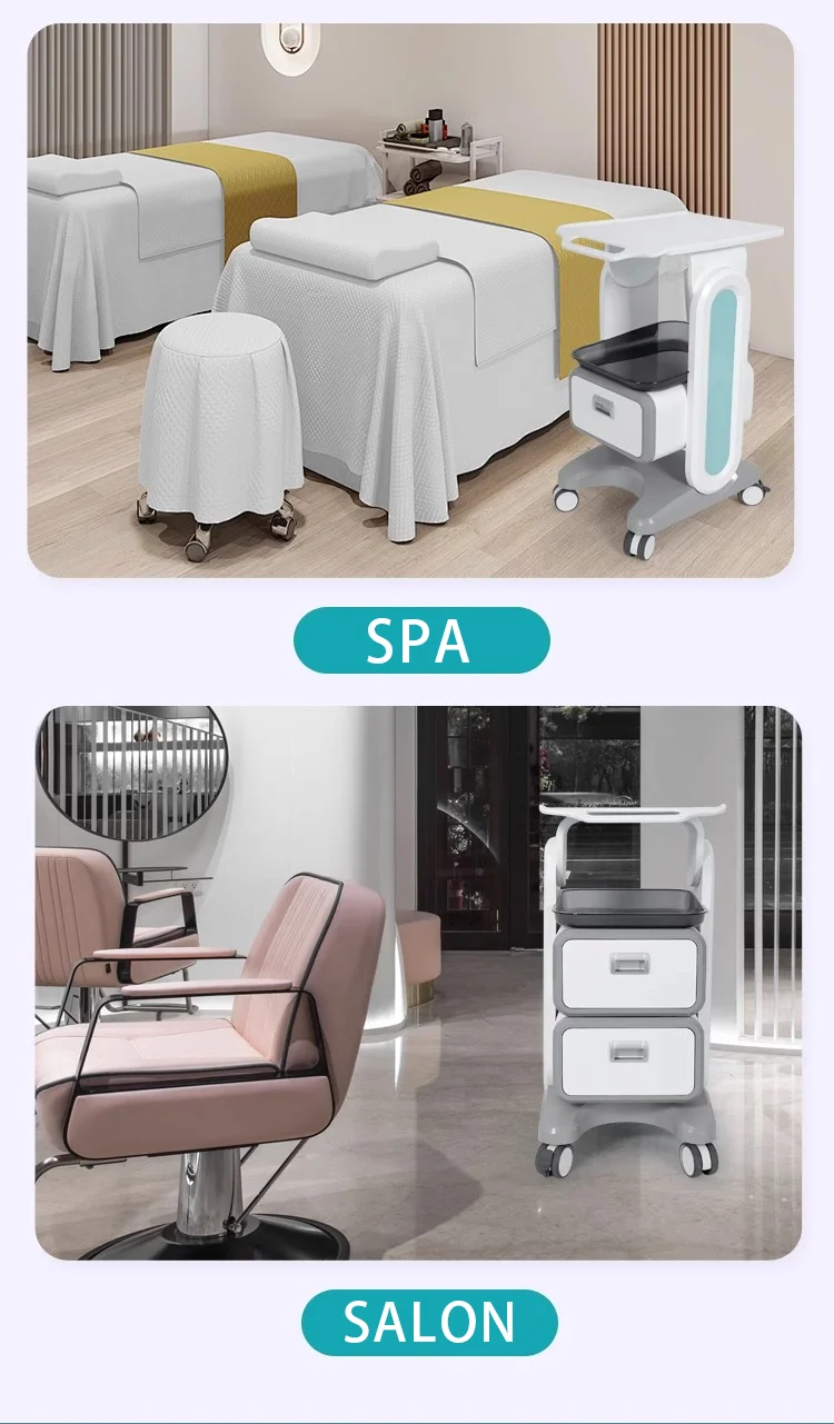 2024 High-Quality Spa Salon Utility Carts Trolley for Beauty Salons and ...
