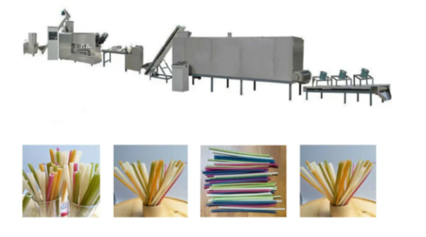 Degradable Straw Extruder Machine Production Line Drinking Straw ...