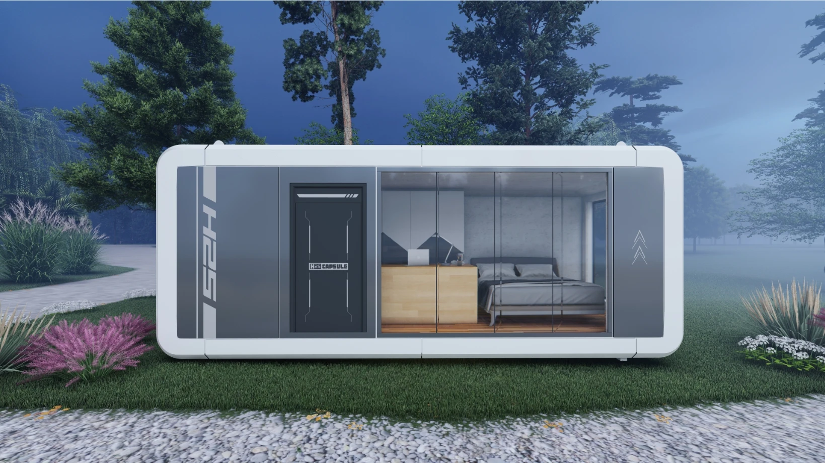 Space Capsule Extendable Home - Integrated Housing Solutions