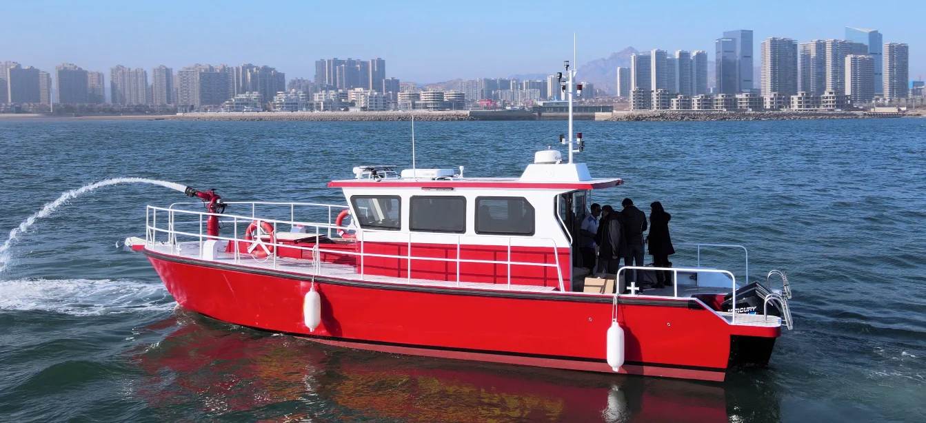 42ft Aluminum Rescue Fire Boat For Sale - Buy Rescue Boat fireboat 13m ...