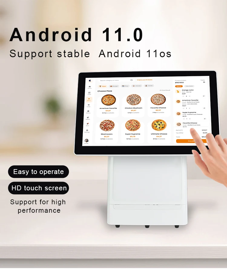 Oke 2024 New Popular Touch Pos Aio Machine Low Price Alloy Aluminum ...