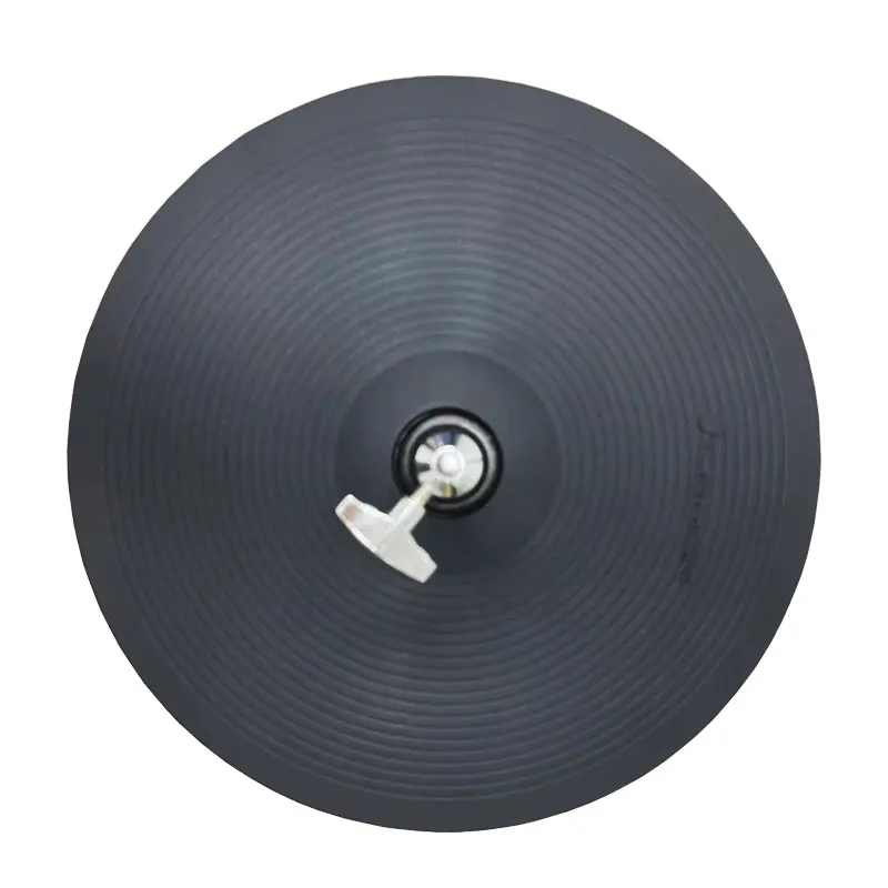 Lemon 12" Hi-Hat Dual Zone Electronic Cymbal - 2 Piece Black Rubber for ...