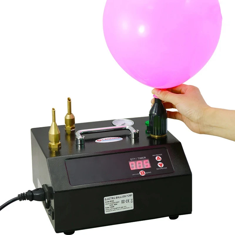 B363 Lagenda Helium Balloons Machine Wedding Decoration Foot Pedal Three Nozzles Electric Balloon Air Inflator
