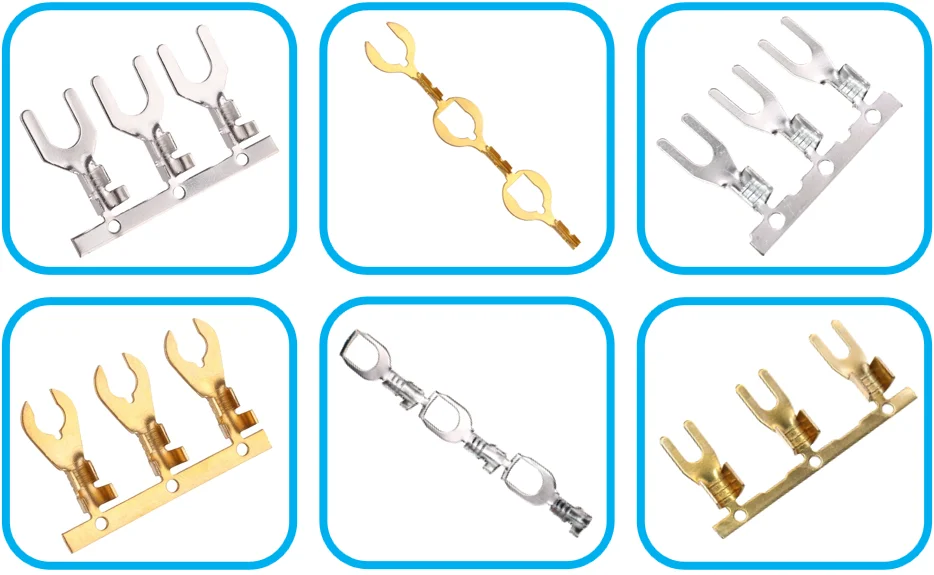 Y Type Series Copper Fork 3.2mm Non-insulated Wire Crimp Terminal ...