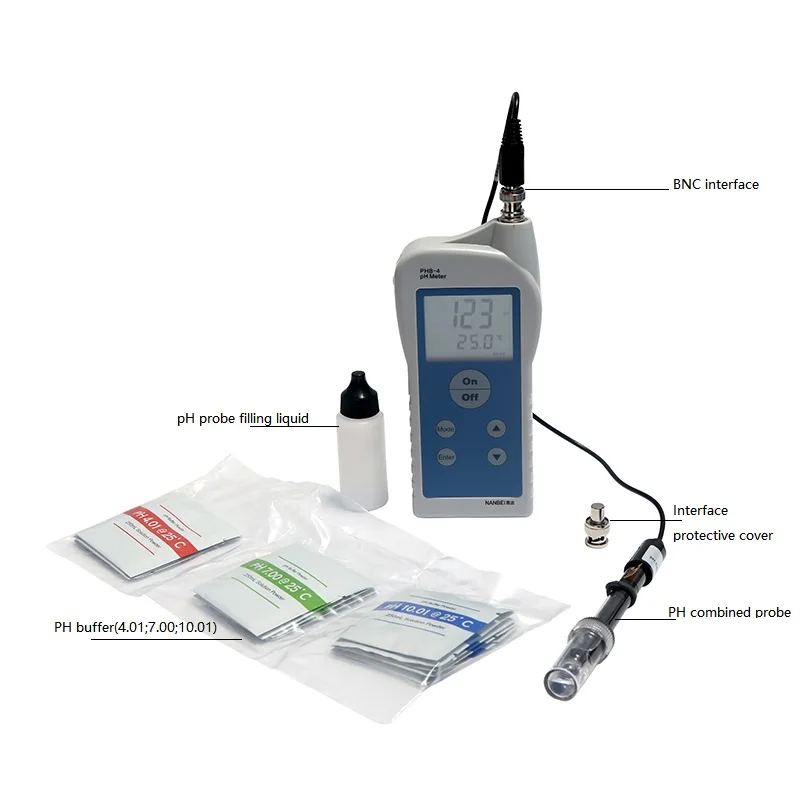 Portable Digital PH/ORP Meter - Precise Multi-Parameter Measurement