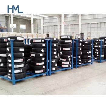 Oem Warehouse Storage Stacking Movable Tube Metal Steel Truck Tire Post ...