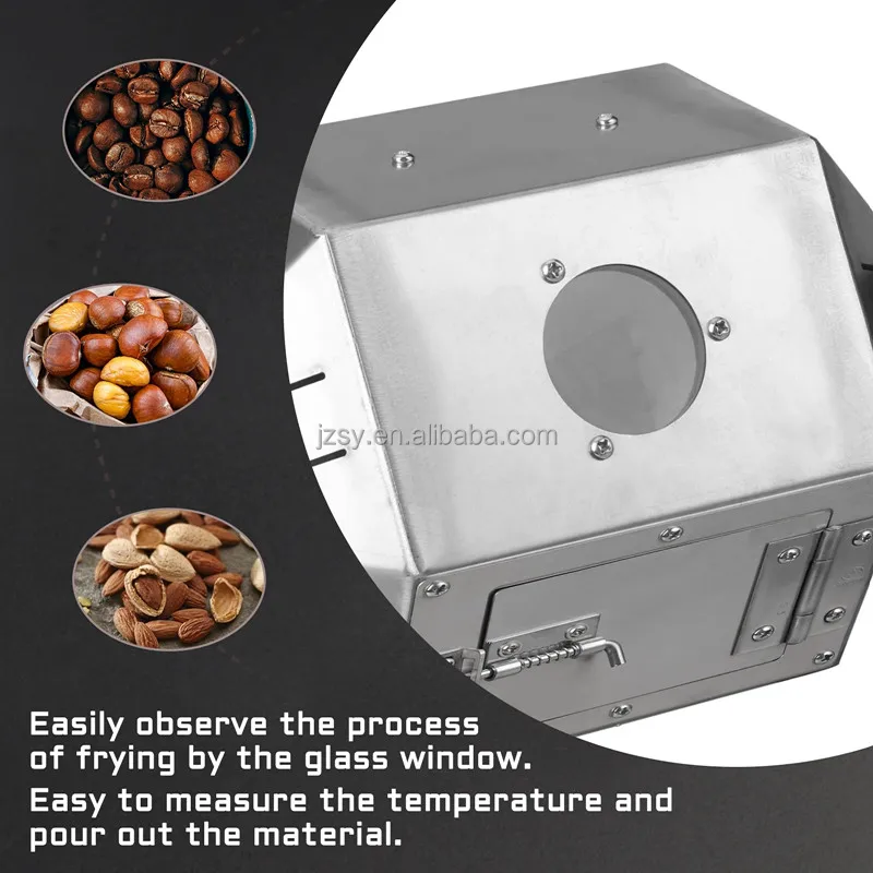 3.8L Capacity Mini Electric Coffee Beans Roasting Baking Machine Fuel ...