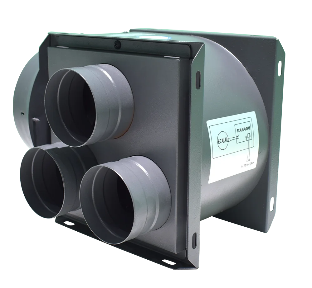 Split Duct Fan Plenum Pressure Diffuser Throw Acoustical Insulation ...