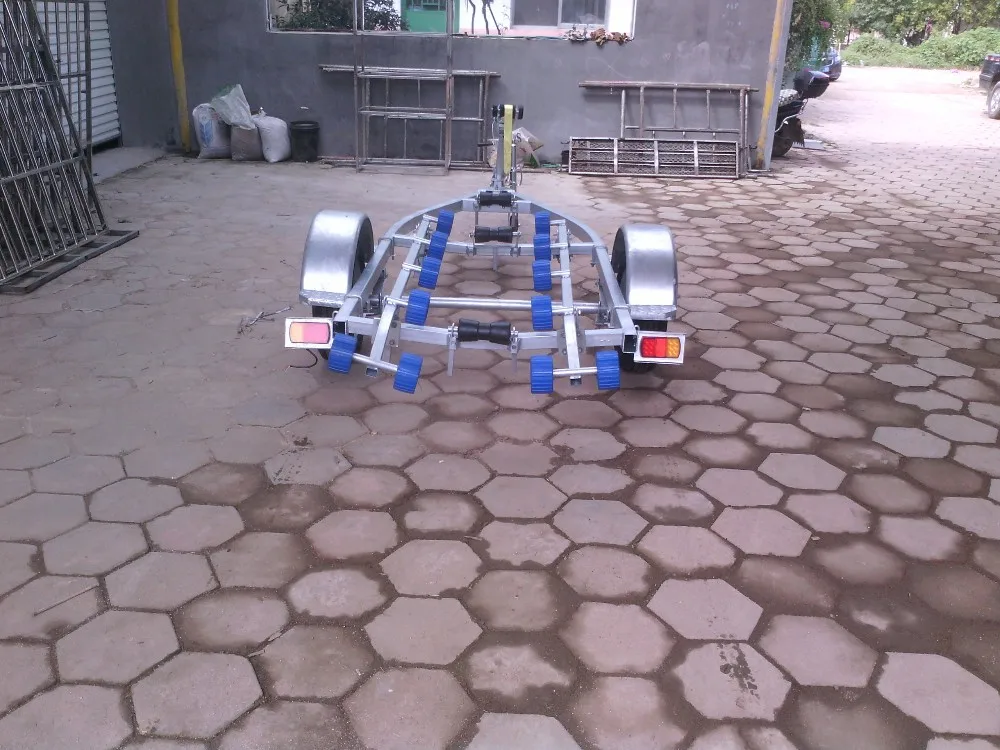 Single Axle Jet Ski Trailer Galvanized Wobbly Rollers - Buy Jet Ski ...