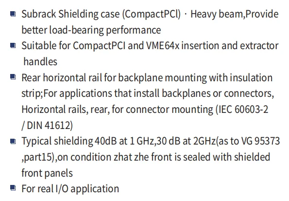 RDEKONO Subrack 3/4U Card Chassis CPCI / ATCA / VPX Card Guide Cabinet 3u 19 Inch Rackmount ...