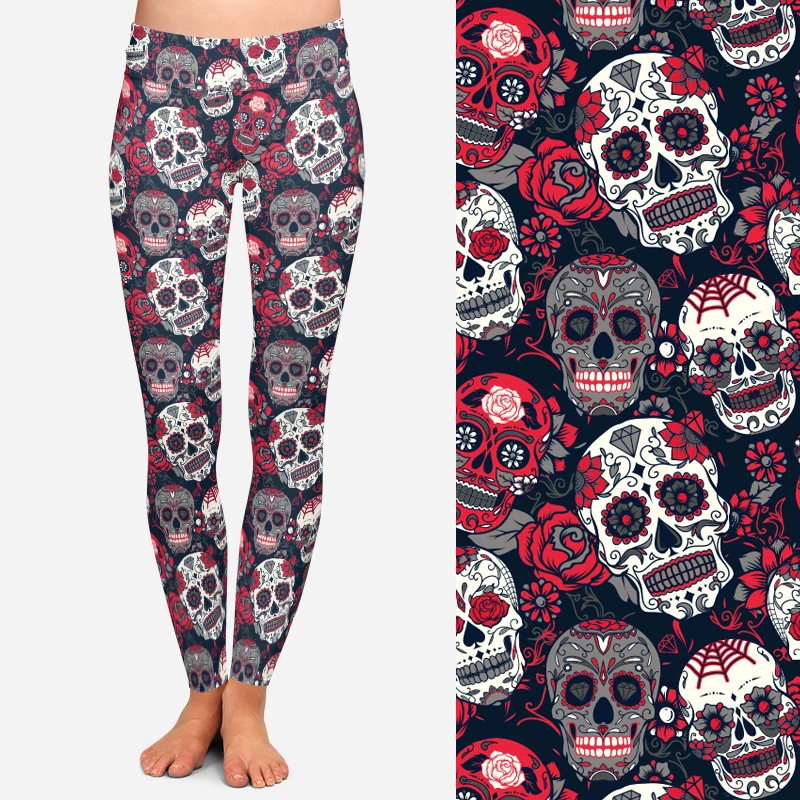 Halloween Scary Clowns Leggings - Soft, Printed, and Spandex