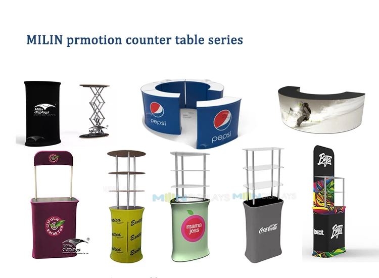 Custom Pop up Table Display - Portable & Economic Solution