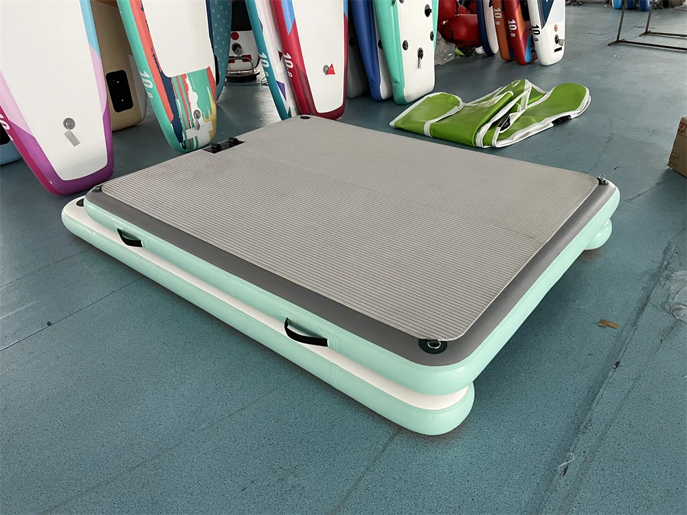 Inflatable Dock Deck Inflatable Floating Platform OEM ODM Drop Stitch ...