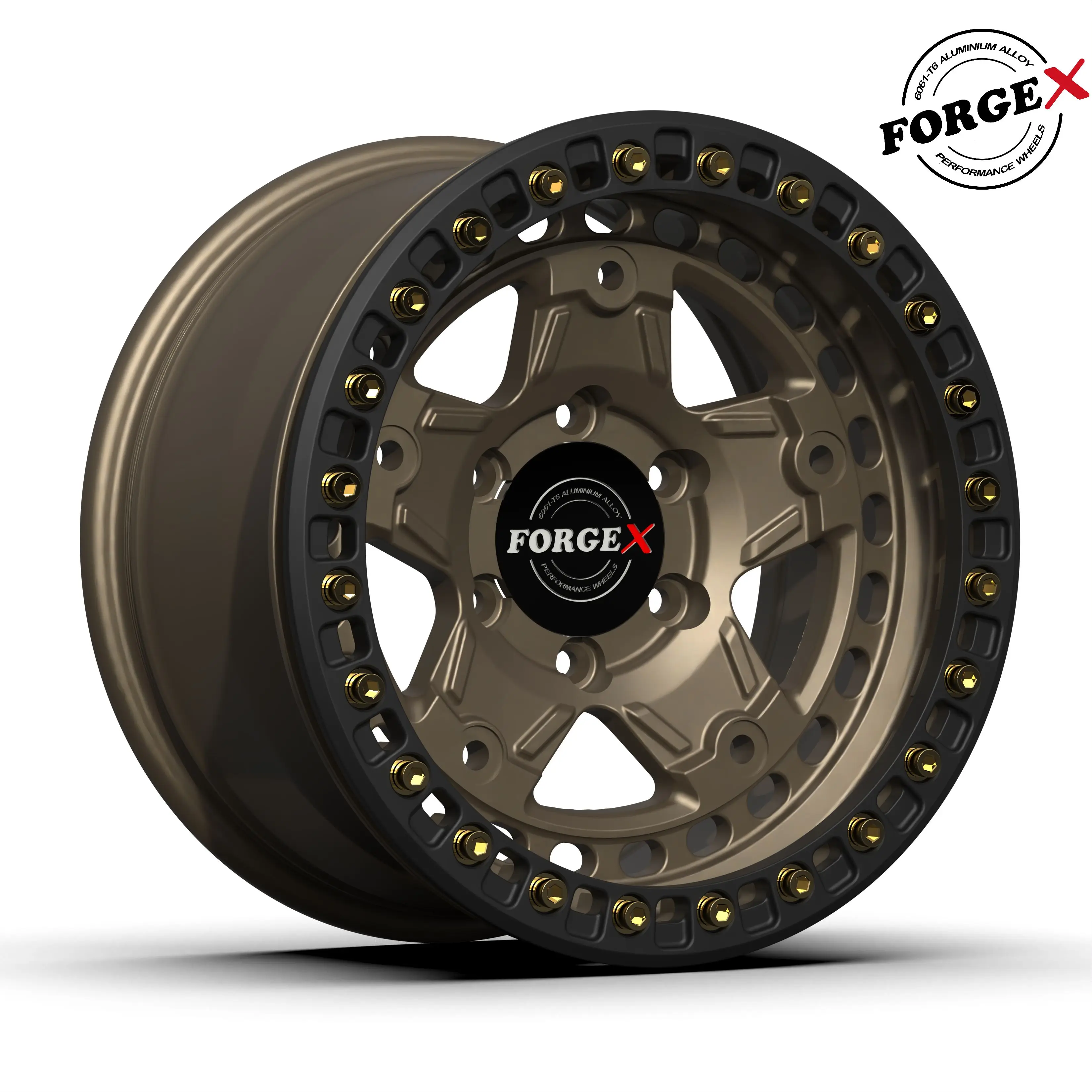 Customizable Forged Beadlock Off-Road Wheels for Jeep Wrangler - 5x130 ...