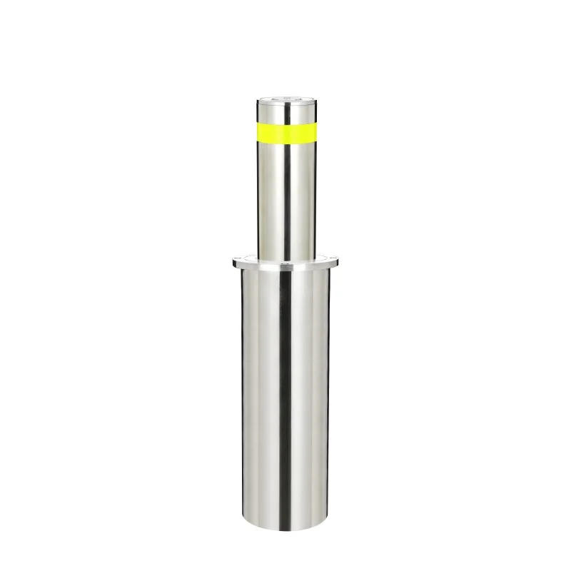 no parking bollards pipe bollards round security drop down telescopic ...