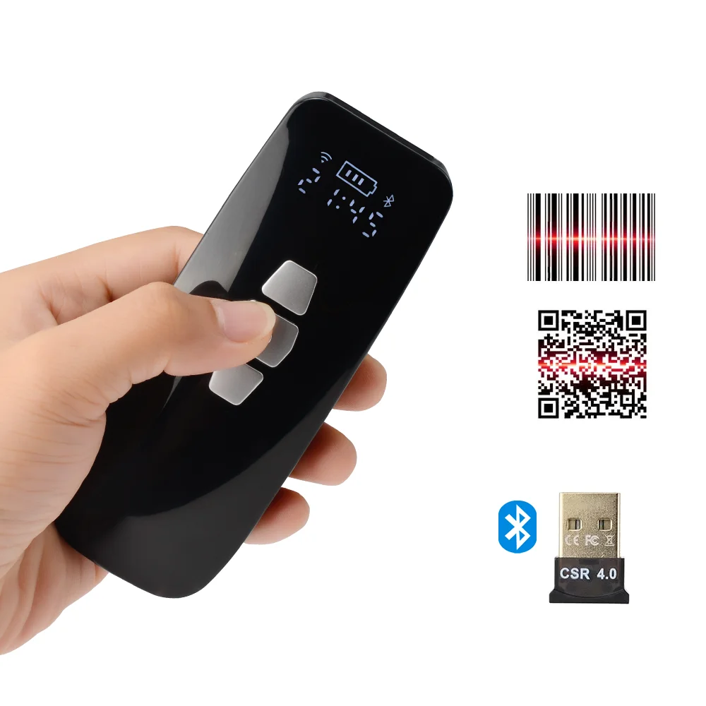YHDAA Fall Prevention Portable Mini Barcode Reader Wireless 3 in 1 ...