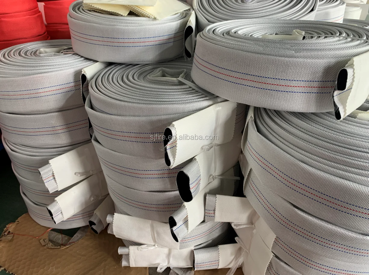 2.5 Inch Double Jacket Fire Hose - 30m Red Lined SJXF