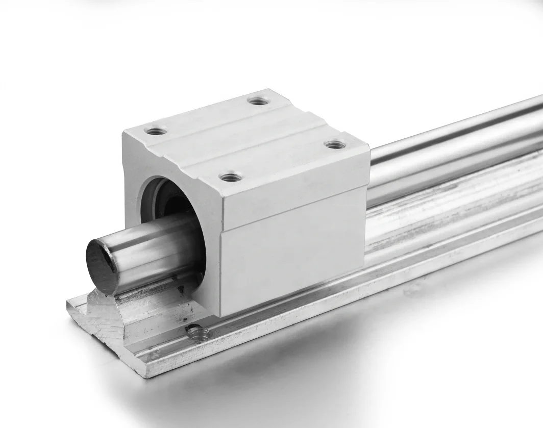 Spare Parts Round Cylindrical Linear Guide Rail Linear Bearing Slide ...
