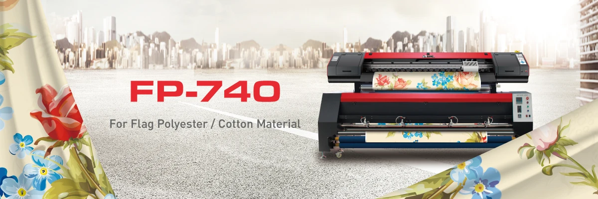 1.8m Direct Textile Sublimation Printer Fp-740s For Cotton Polyester Fabric Printing - Buy ...
