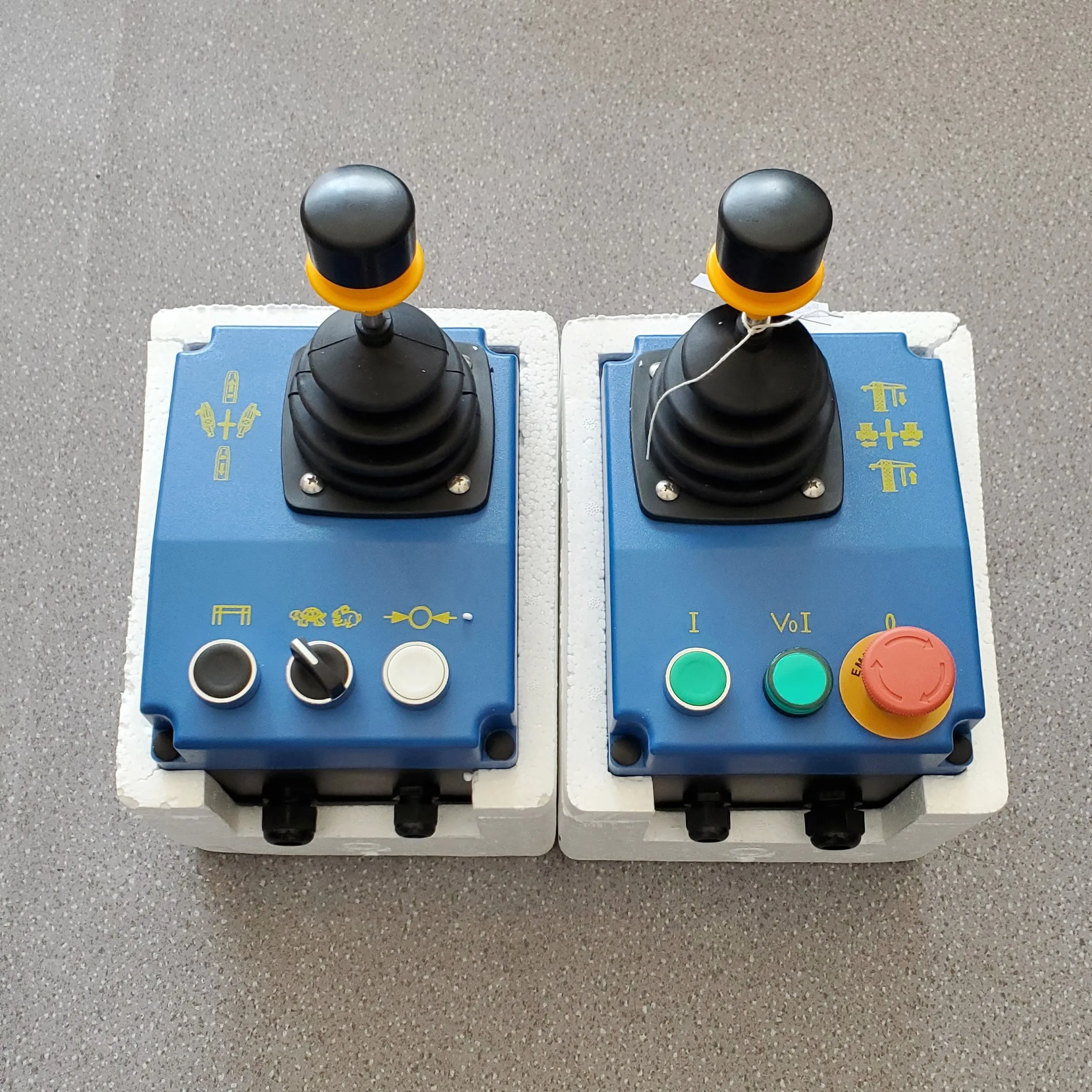 Tower Crane Joystick 3 Axis Hall Industrial Control Joystick for Crane ...