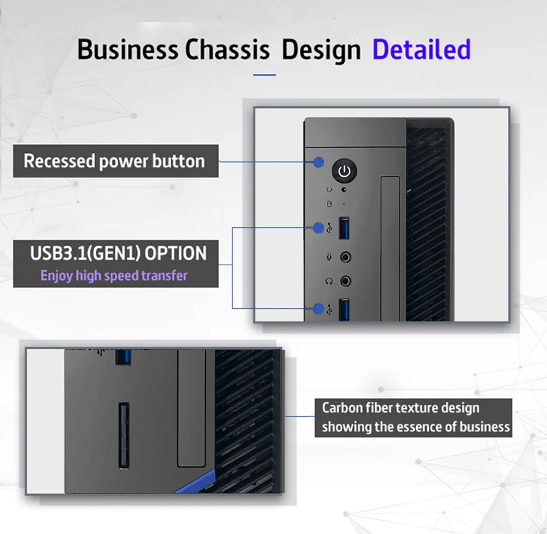 7.5L Mini ITX Computer Case - TFX Power Supply & Tool-less