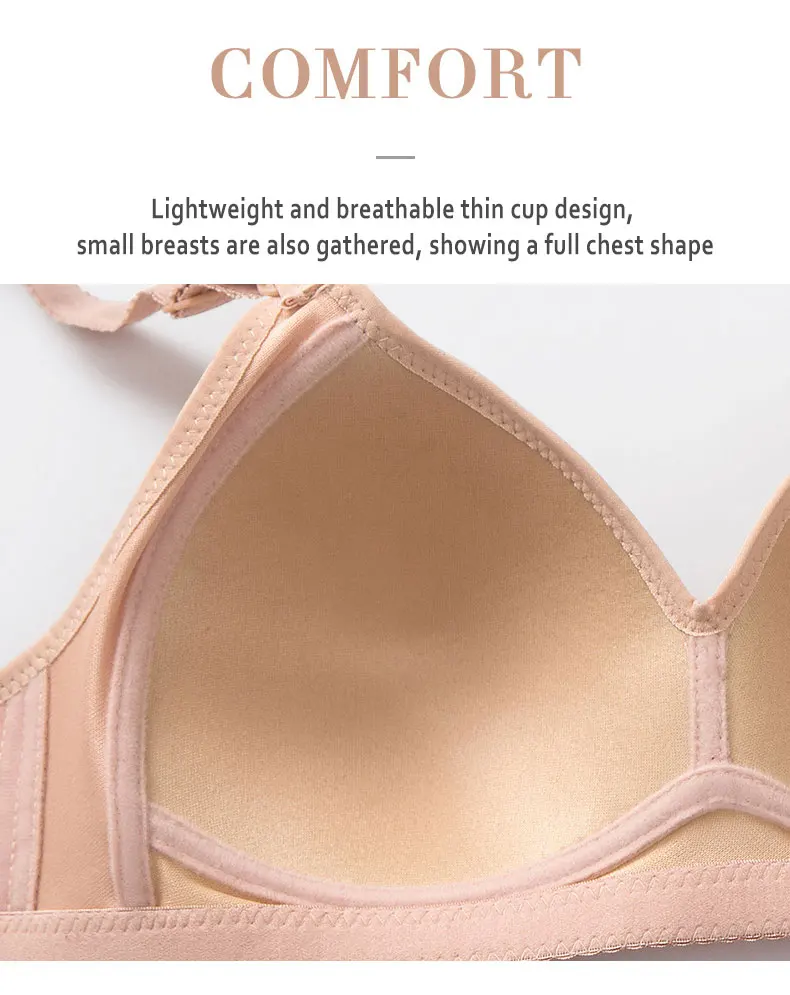 Custom Low Price Fat Ladies Plus Size Bra Embroidery Push-up Wire Free ...