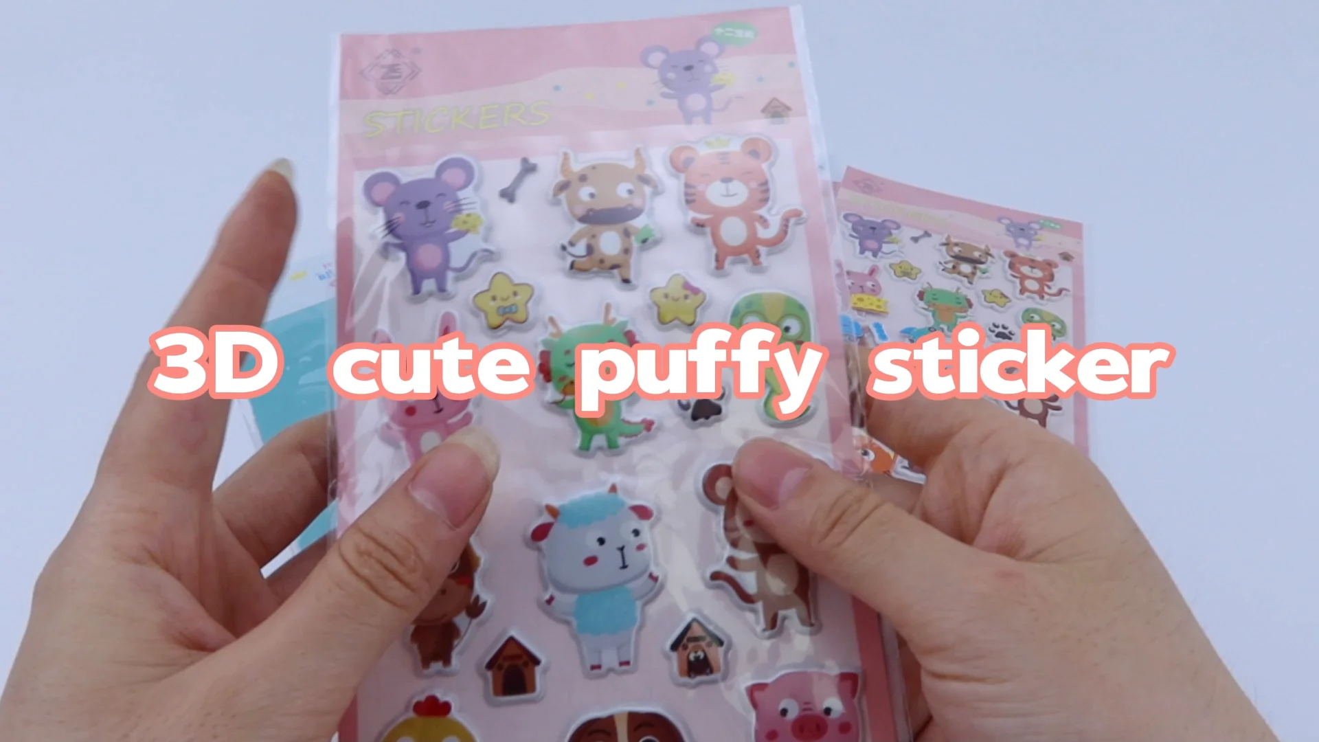 Custom Design 3d Puffy Foam Sticker Sheet For Kids Wholesale Kawaii Car ...