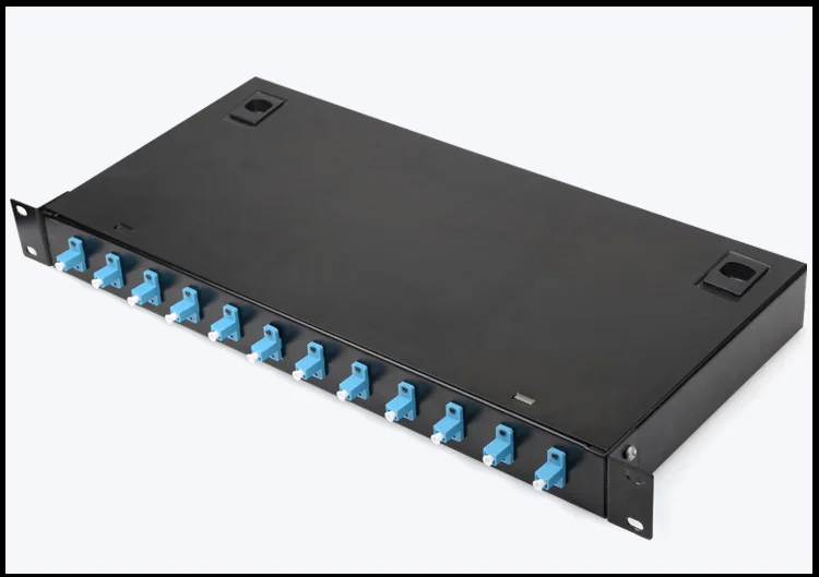 12 Port Fiber Patch Panel Sc Fc Lc Pigtail Odf 1u Optical Fiber ...