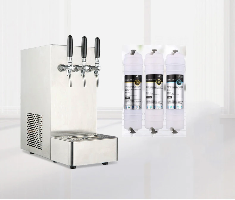 Myteck Commercial Chilled Water Dispenser Drinkmate Sparkling Soda Water Maker Carbonator ...